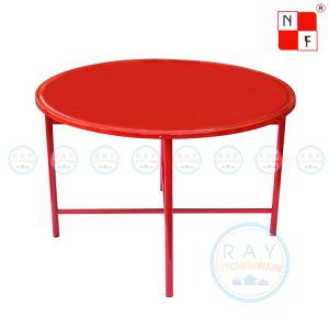 โต๊ะจีนหน้าเหล็ก 116 ซม NF69 ตรา NF | Raykitchenware