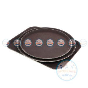 ถาดเสริฟกันลื่น ทรงกลม 14 นิ้ว (CT1400) ตรา Figures | Raykitchenware
