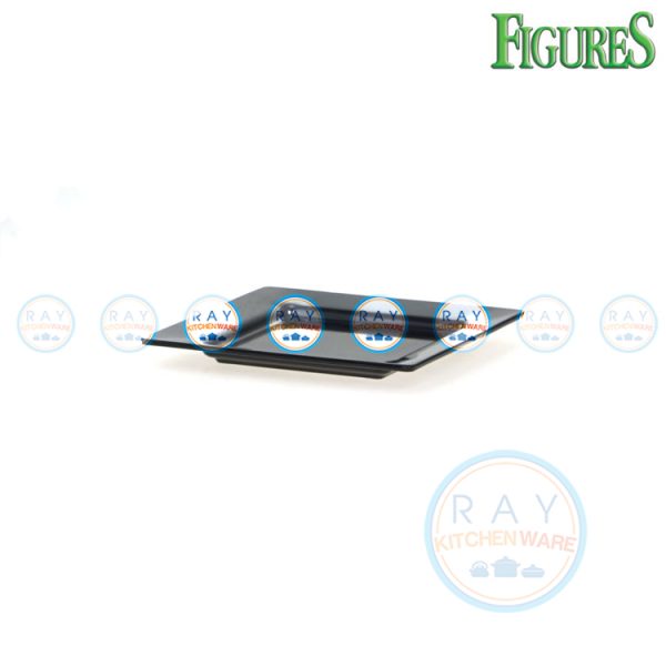 จานเหลี่ยมเมลามีนจตุรัส 6.5 นิ้ว (P818-6.5) ตราฟิกเกอร์ | Raykitchenware